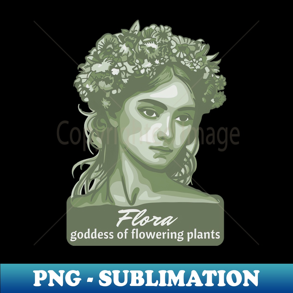 Flora Goddess of Flowers - Exclusive Sublimation Digital Fil - Inspire Uplift