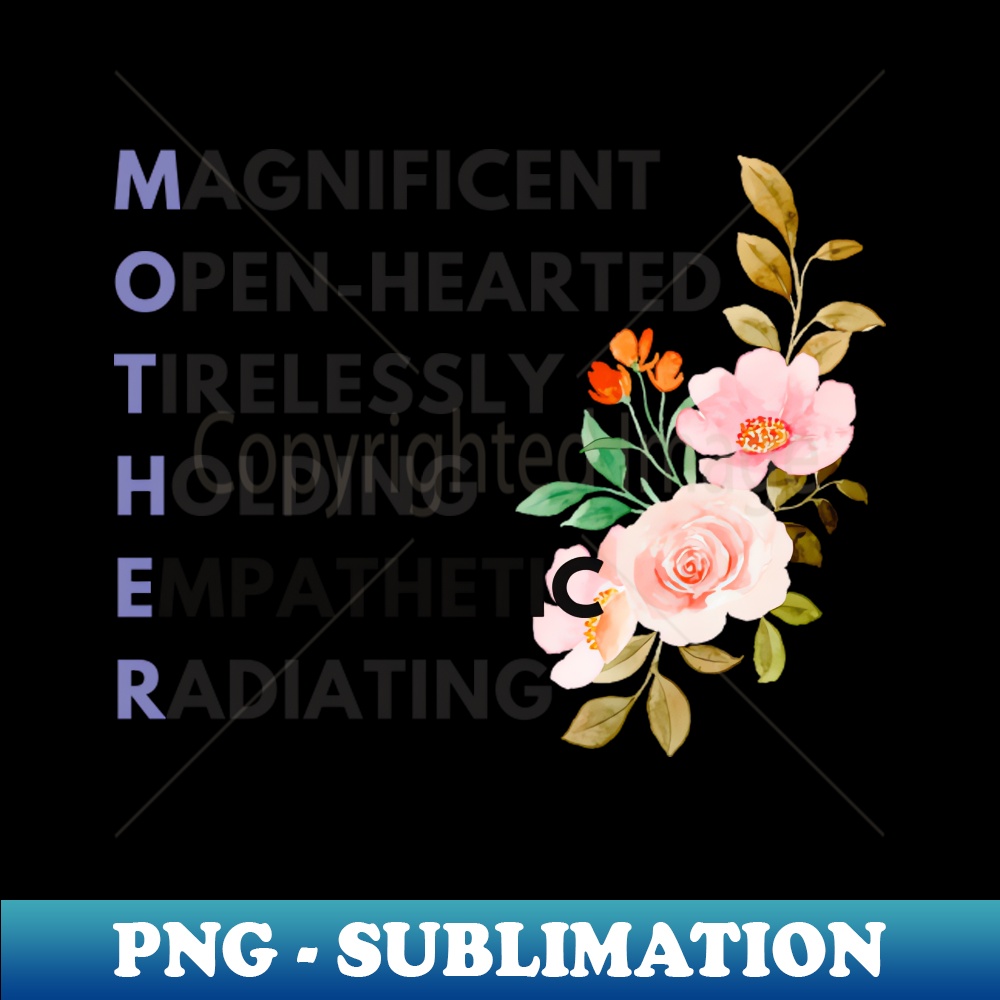 Mother Acrostic for Best Mom ever - Signature Sublimation PN | Inspire ...
