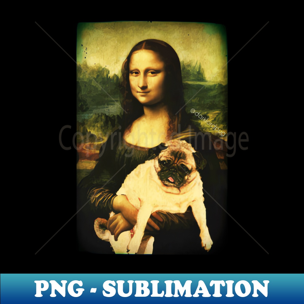 Mona Lisa - Digital Sublimation Download File - Perfect for - Inspire ...