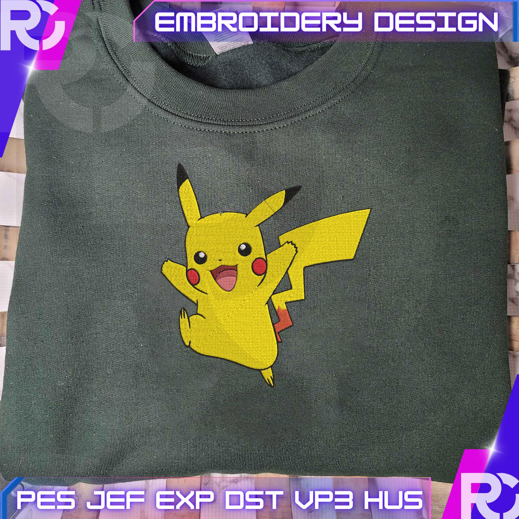 P0kem0n Anime Embroidery Files, Anime Embroidery Designs, Ma | Inspire ...