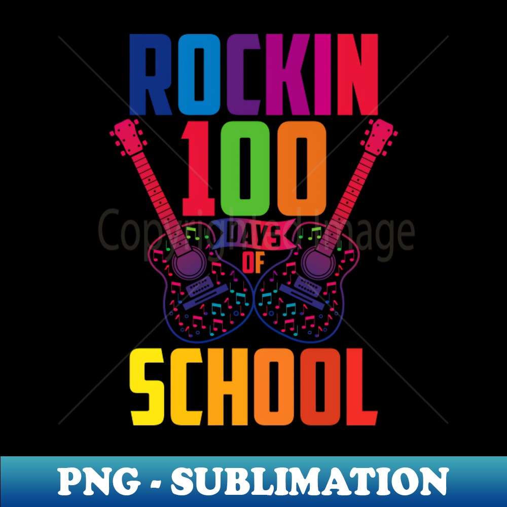 Happy100th day of school Rockin 100 days of school Rock musi | Inspire ...