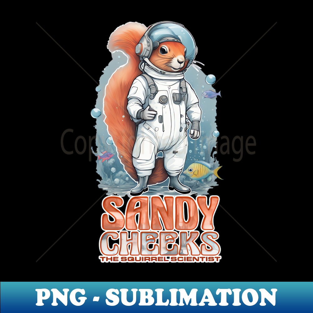 Sandy Cheeks the Squirrel Scientist - Trendy Sublimation Dig | Inspire ...