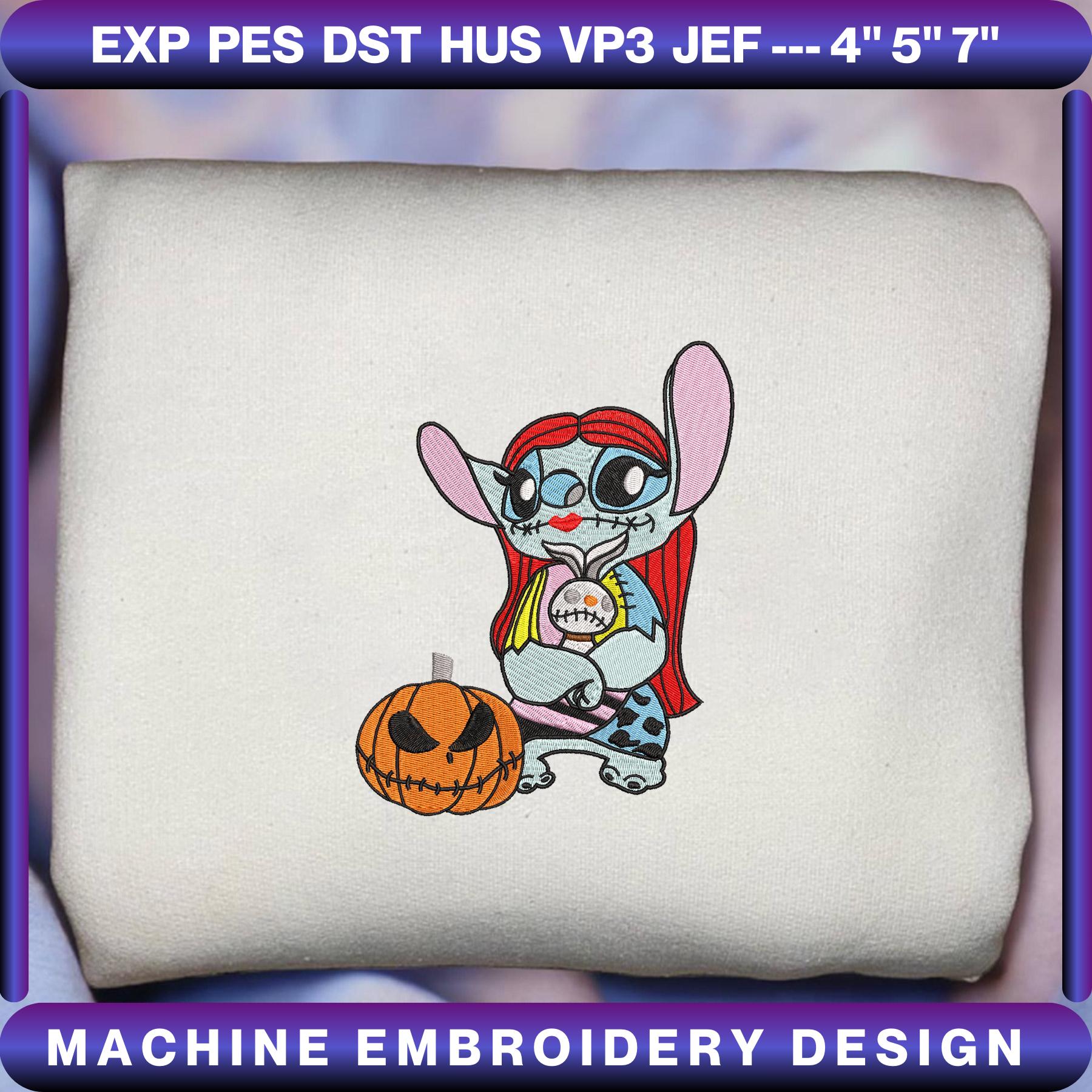 Sally Stitch Embroidery Design, Stitch Cosplay Embroidery De | Inspire ...