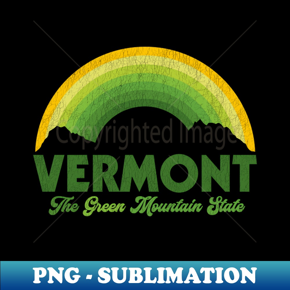 Vermont The Green Mountain State - Modern Sublimation PNG Fi | Inspire ...