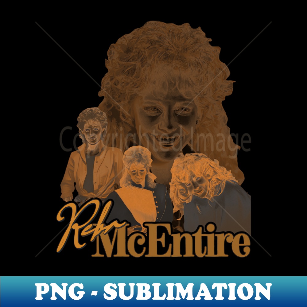 Vintage Reba McEntire 80s Country Style Collage - PNG Transp - Inspire ...
