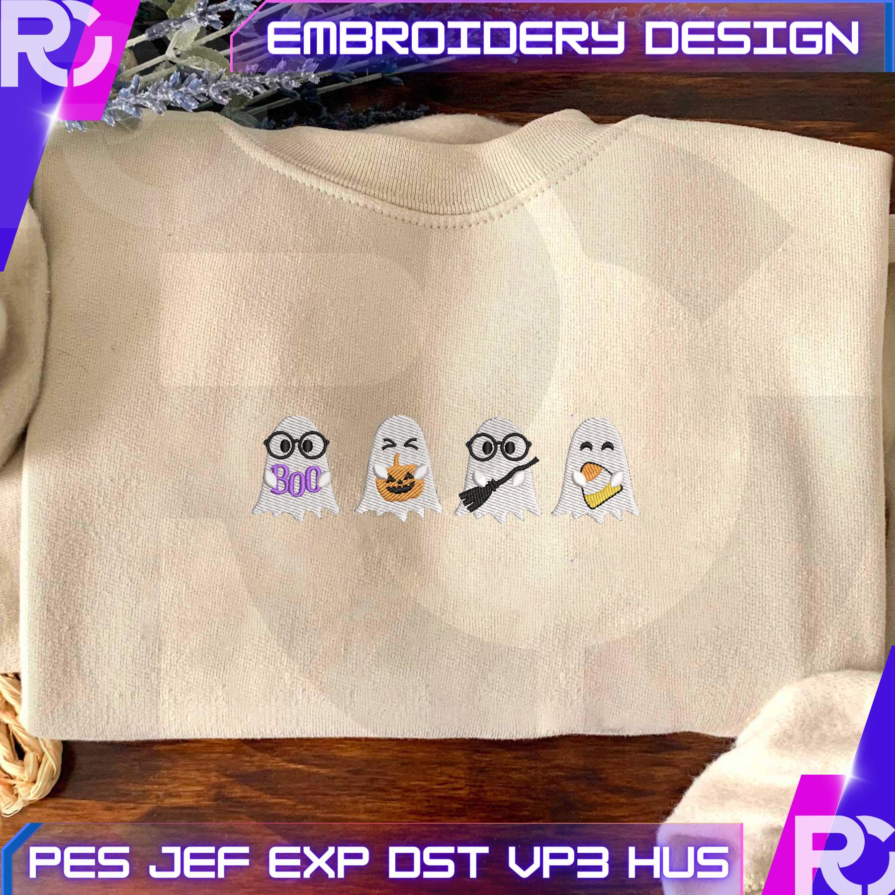 Cute Spooky Season Embroidery Machine Design, Funny Spooky G | Inspire ...