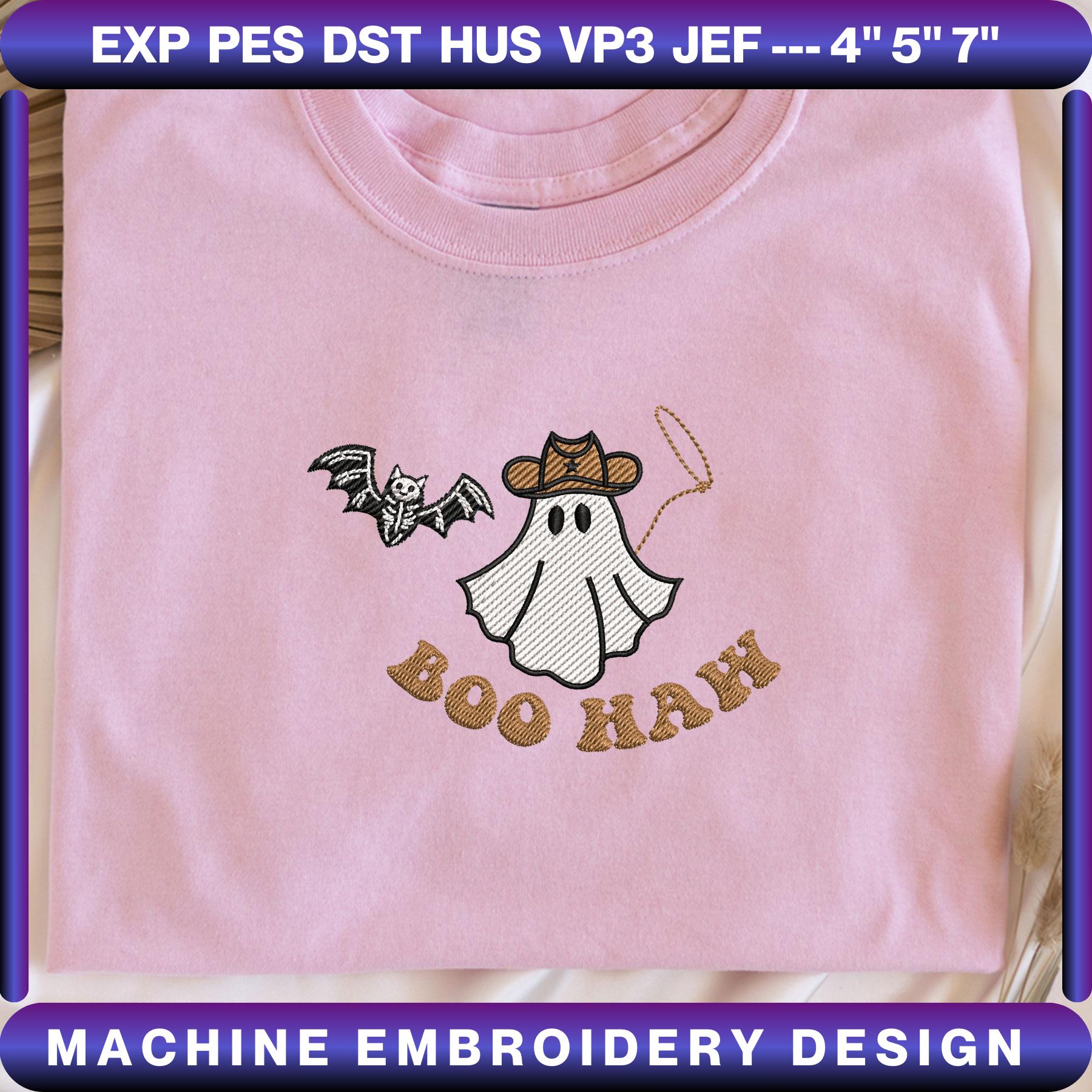 Spooky Halloween Craft Embroidery Design, Spooky Vibes Embro | Inspire ...