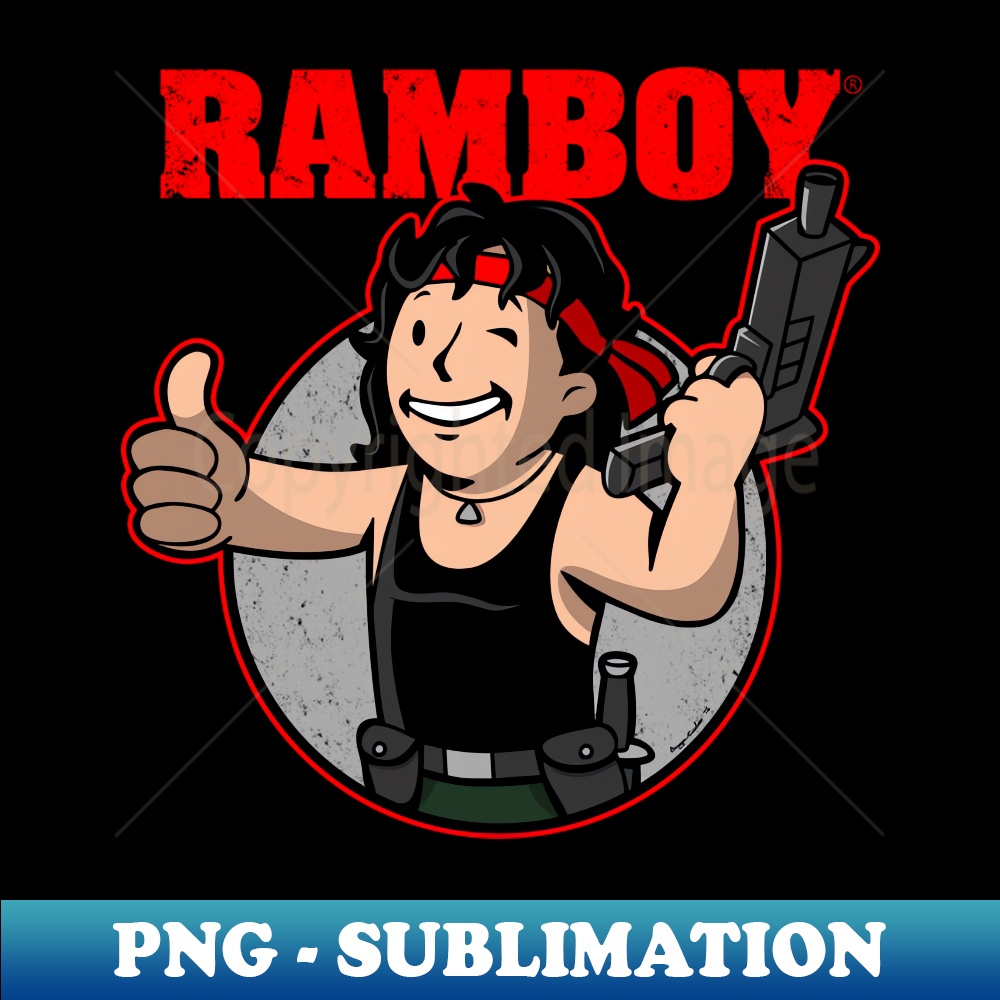 John Rambo Parody Sly Sylvester Stallone Gaming Mascot Parod | Inspire ...