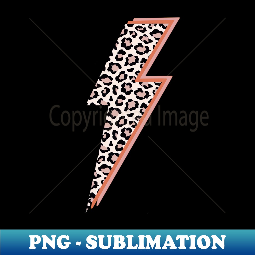 Leopard Lightning Bolt - Professional Sublimation Digital Do | Inspire ...