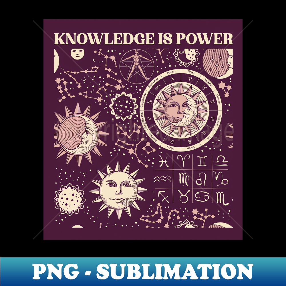 Knowledge Is Power - Dark academia - Decorative Sublimation - Inspire ...
