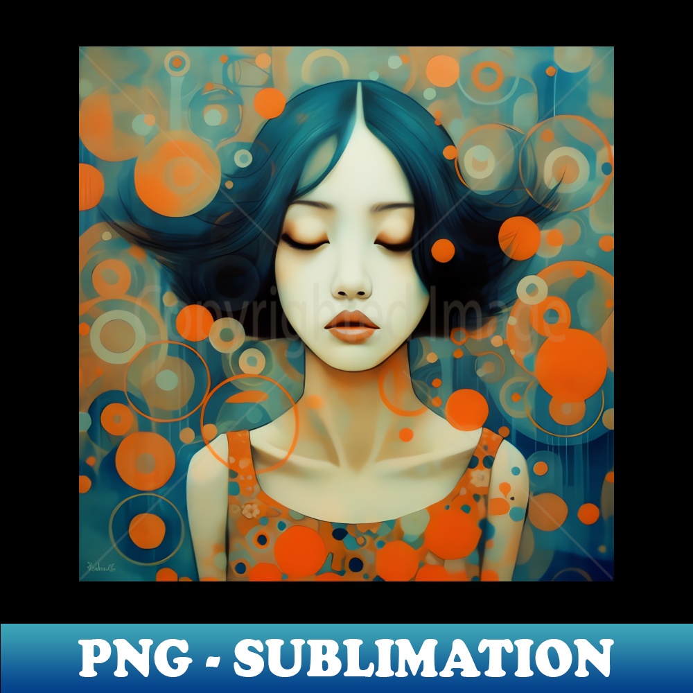 Surreal Girl - Exclusive PNG Sublimation Download - Create w | Inspire ...