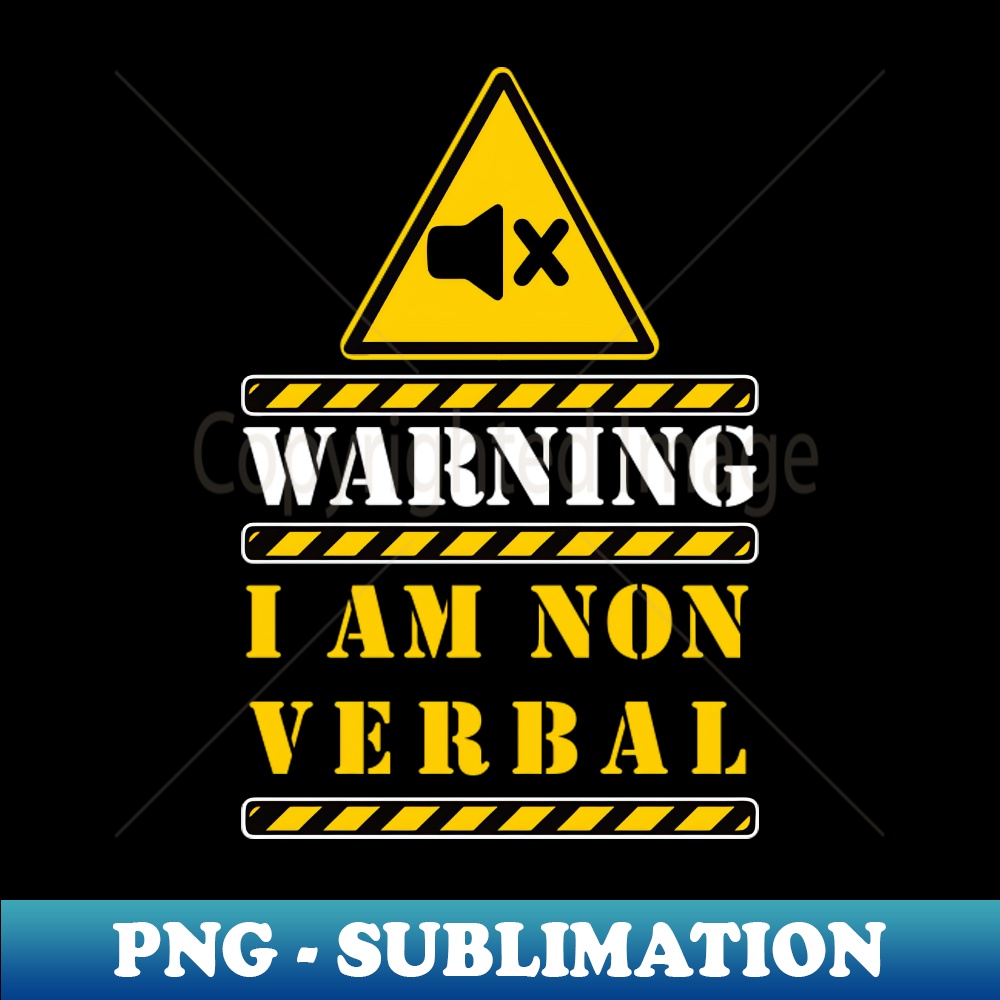 i am non verbal autistic - Modern Sublimation PNG File - Boo - Inspire ...