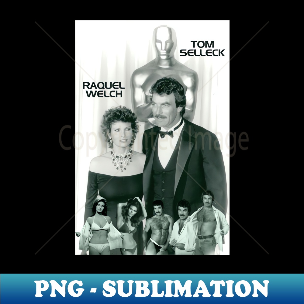 Tom selleck and Raquel Welch Sexy 80s - High-Quality PNG Sub - Inspire ...