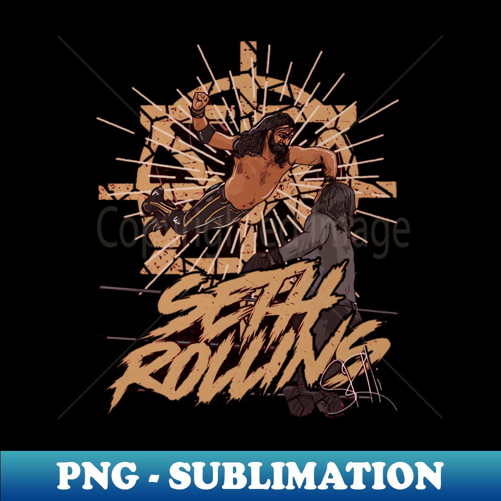 Seth Rollins Flying - Digital Sublimation Download File - St | Inspire ...