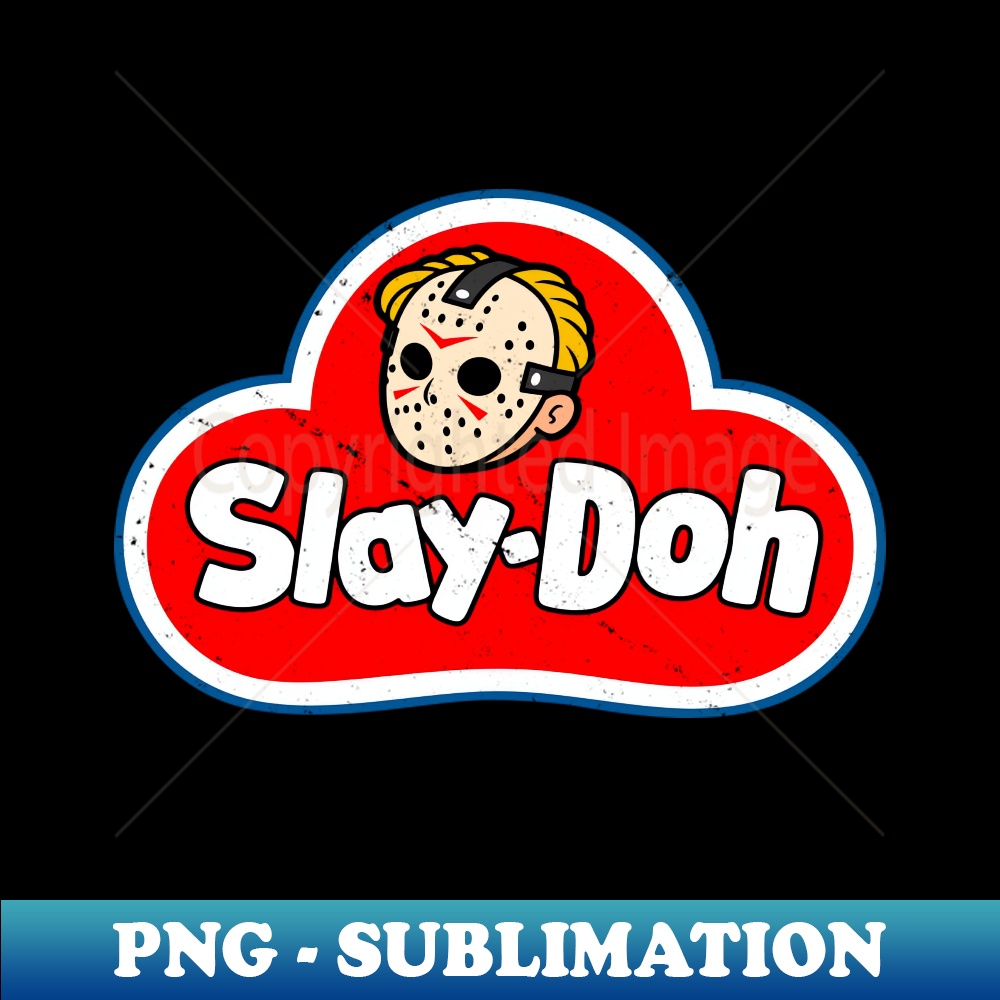 Slay-doh Jason Voorhees Friday The 13th Retro Logo Parody - - Inspire ...
