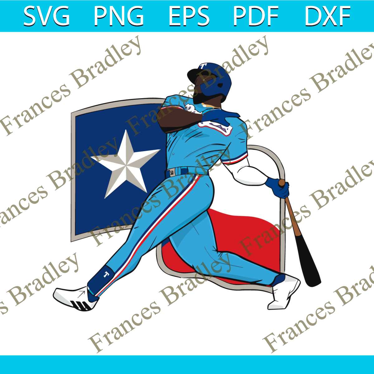 Adolis Garcia World Series ALCS MVP SVG Cricut Files - Inspire Uplift