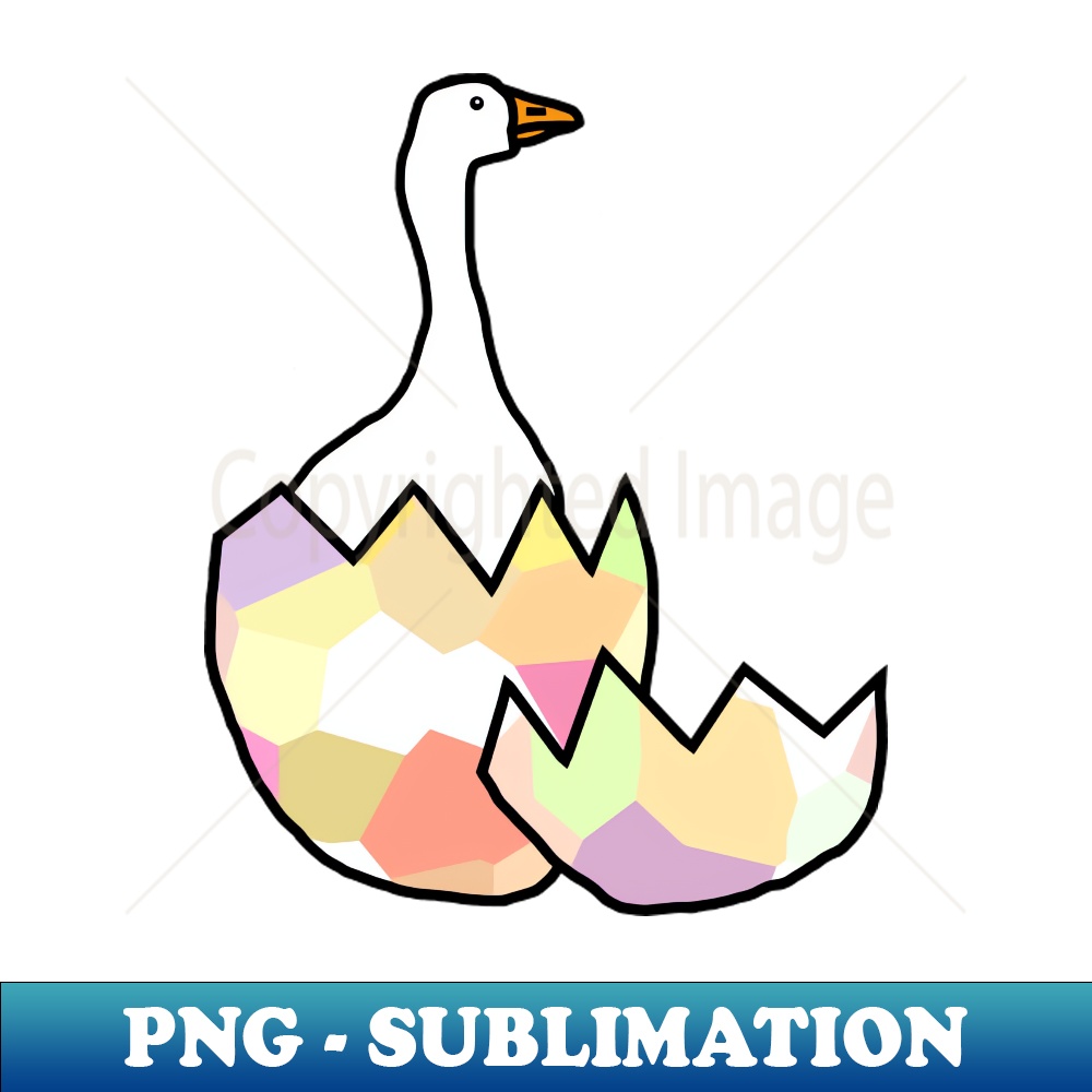 Goose Hatching from Easter Egg - Creative Sublimation PNG Do | Inspire ...