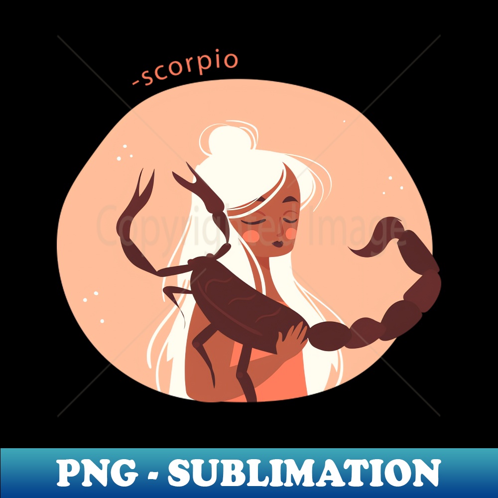 Zodiac Scorpio - PNG Transparent Sublimation Design - Bring - Inspire ...