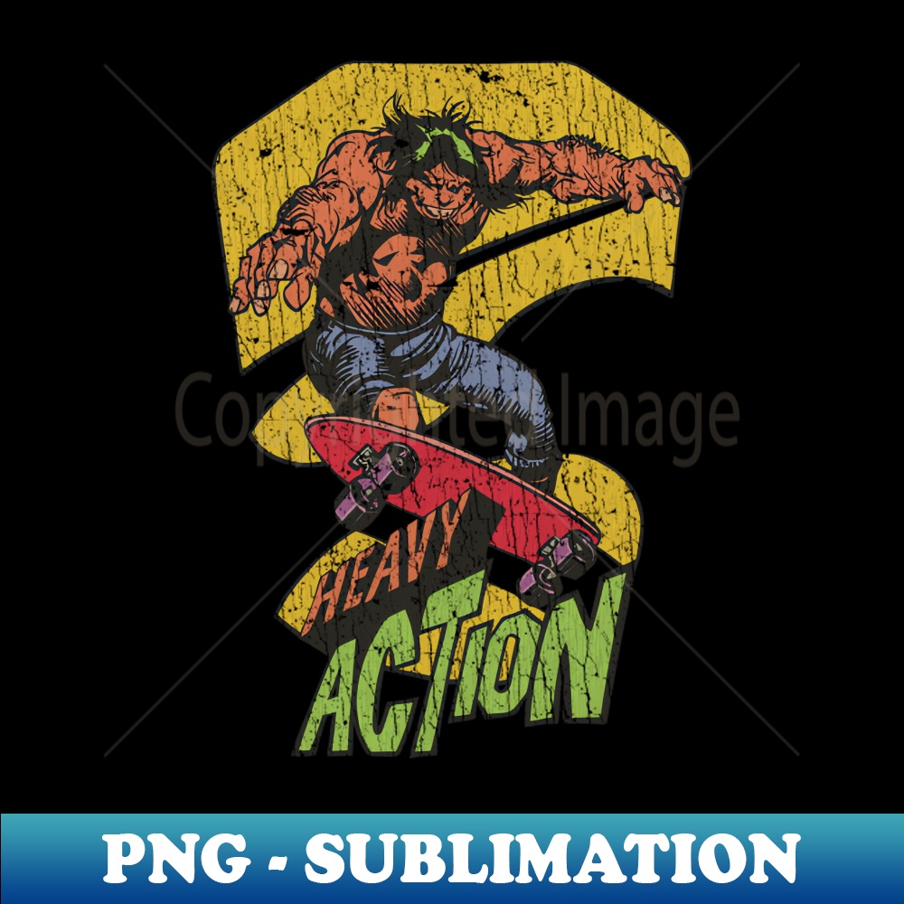 Heavy Action Skater 1976 - Premium Sublimation Digital Downl | Inspire ...