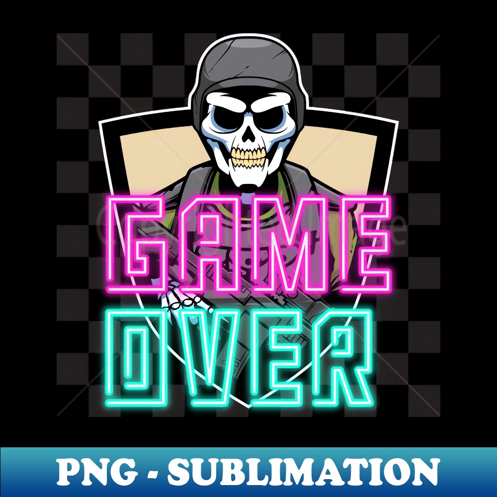 Dead Solder Game Over - Elegant Sublimation PNG Download - D - Inspire ...