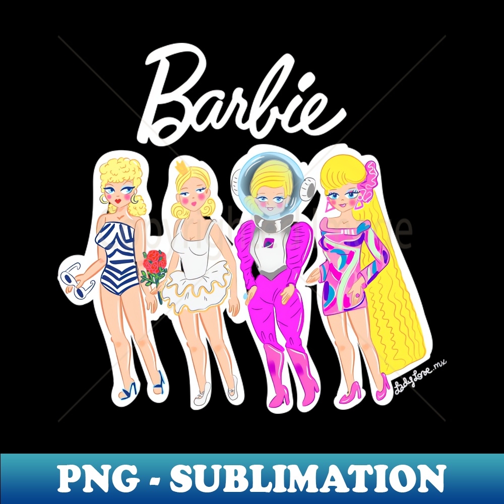 Vintage Doll Evolution - Special Edition Sublimation PNG Fil | Inspire ...