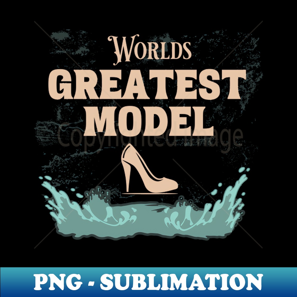 Great Model - Modern Sublimation PNG File - Vibrant and Eye- - Inspire ...