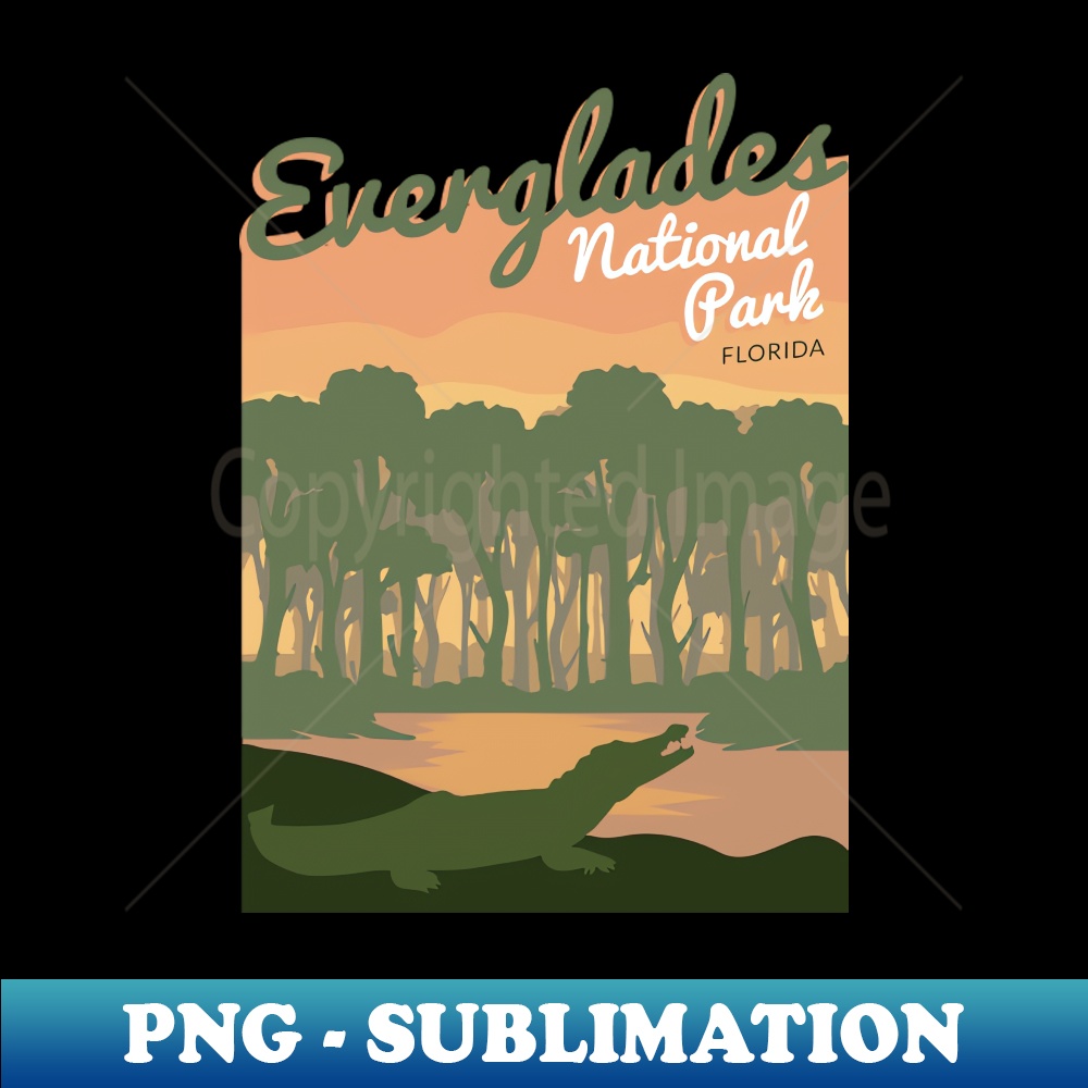 Everglades National Park - Florida - Unique Sublimation PNG | Inspire ...