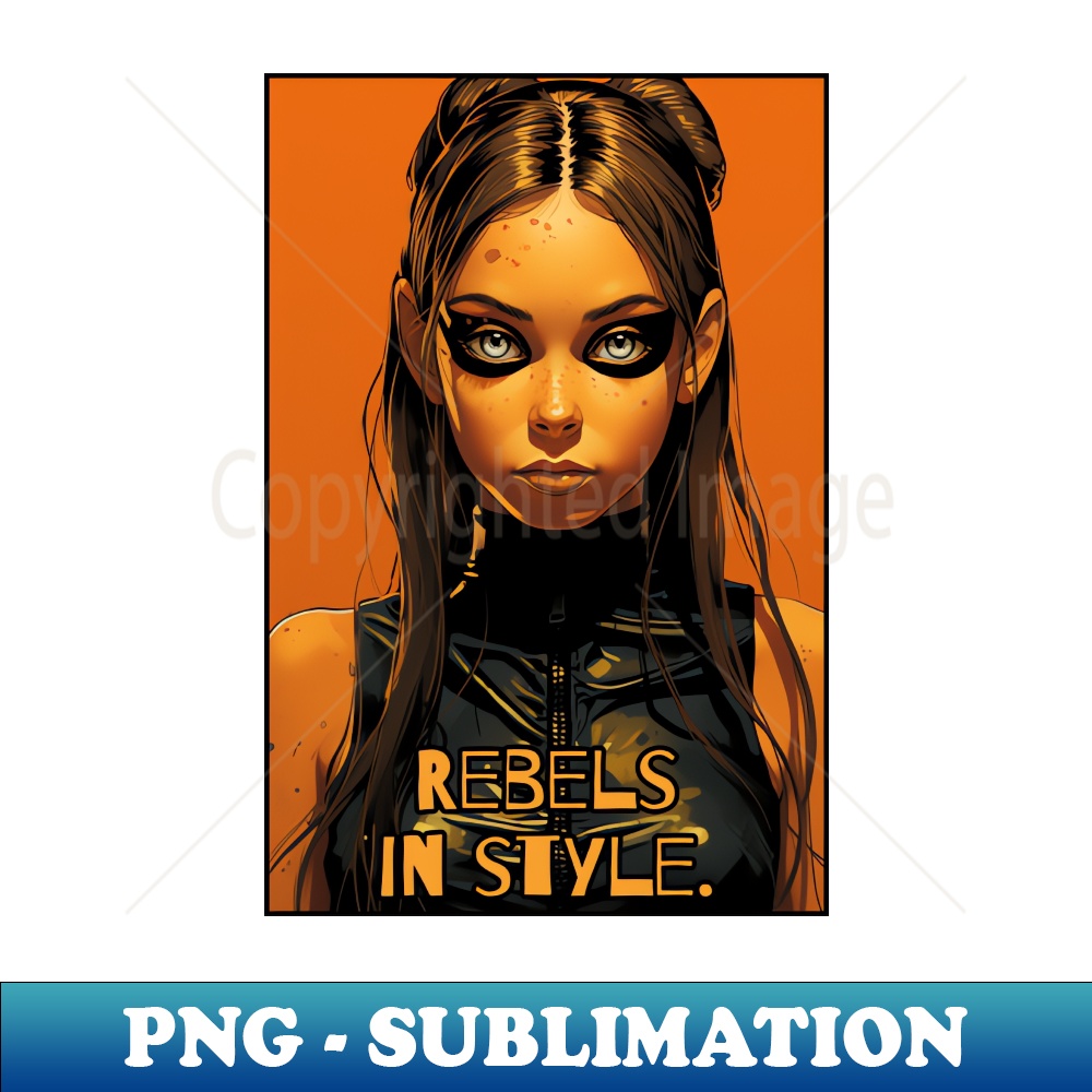 rebel in style anime comic girl - Special Edition Sublimatio - Inspire ...