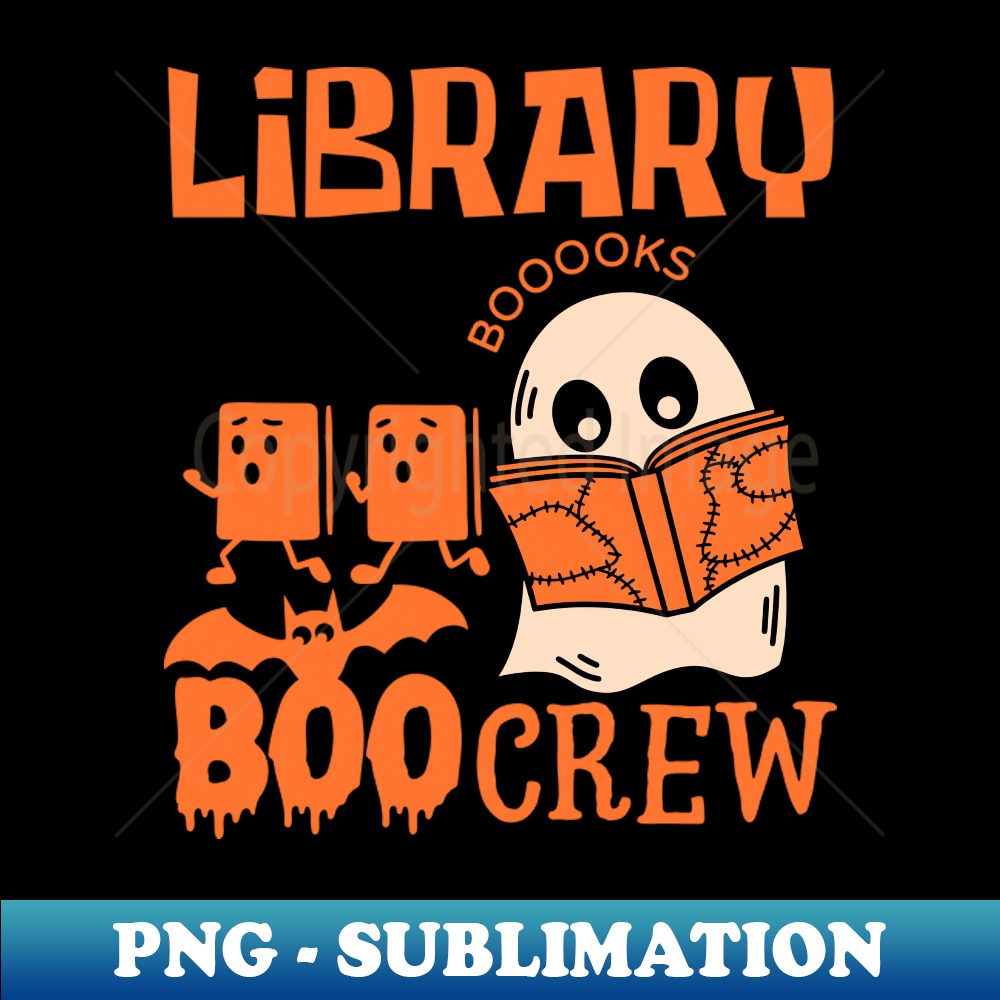 Library Boo Crew Halloween - Professional Sublimation Digita - Inspire ...
