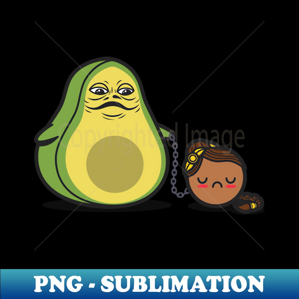 Avocado Guacamole Science Fiction Funny Jabba Leia Parody - - Inspire ...