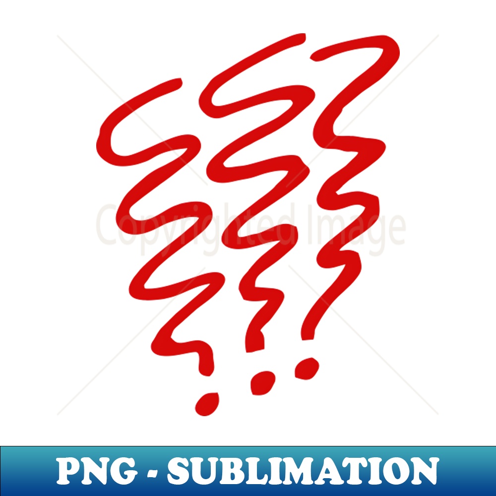 Exaggerated Abstract Question Marks - Modern Sublimation PNG | Inspire ...