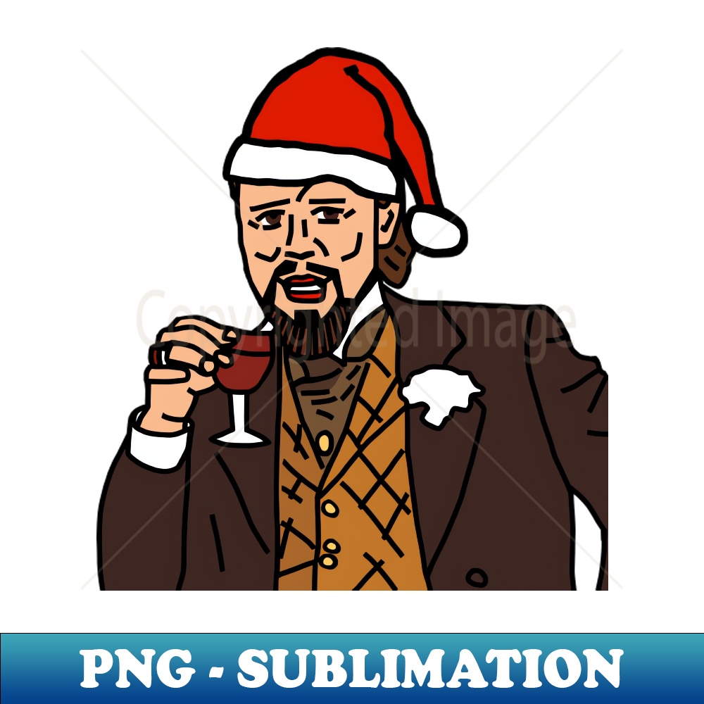 Christmas Laughing Leo Drinking Wine Memes - Artistic Sublim | Inspire ...