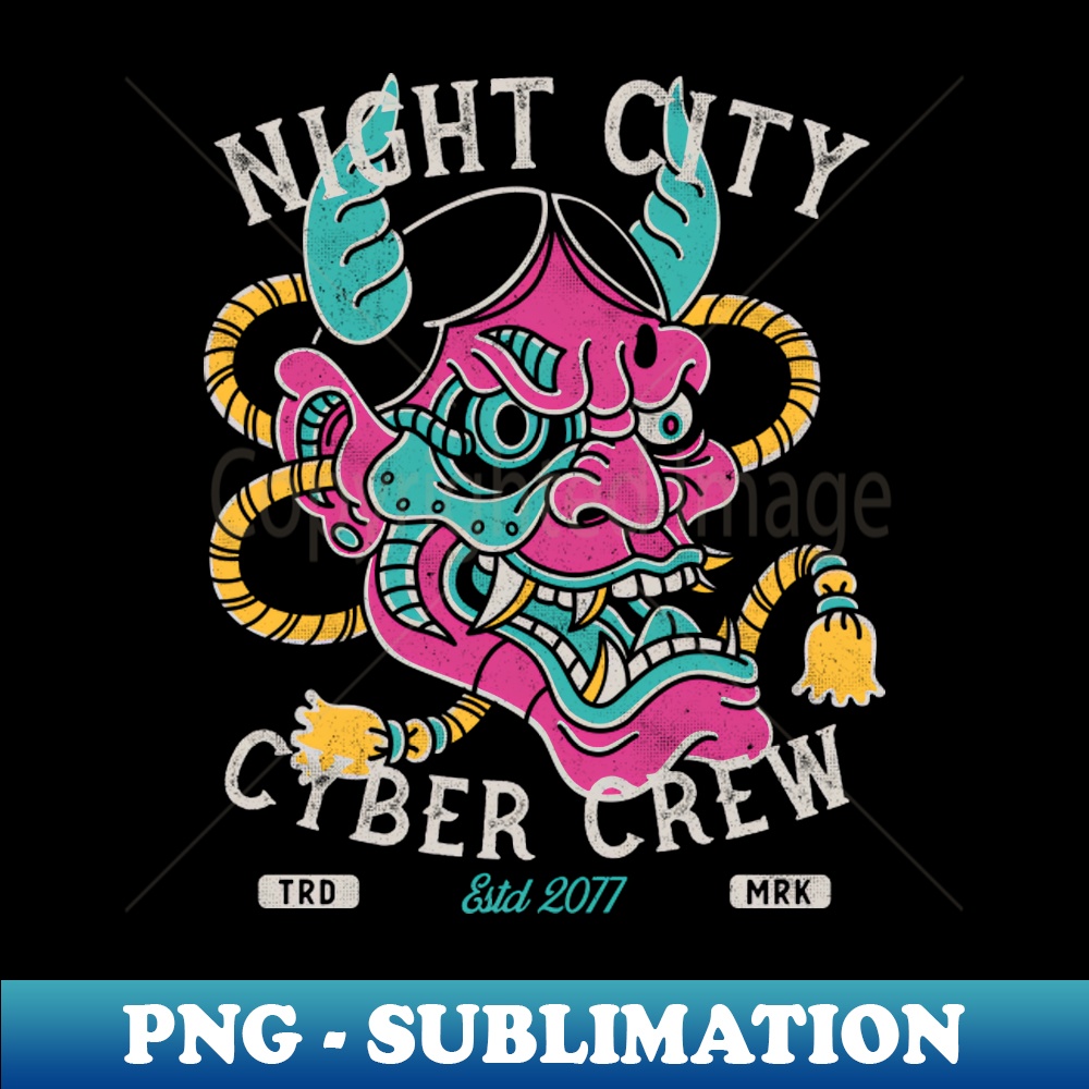 Night City Cyber Crew - Cyberpunk Traditional Tattoo - Signa | Inspire ...