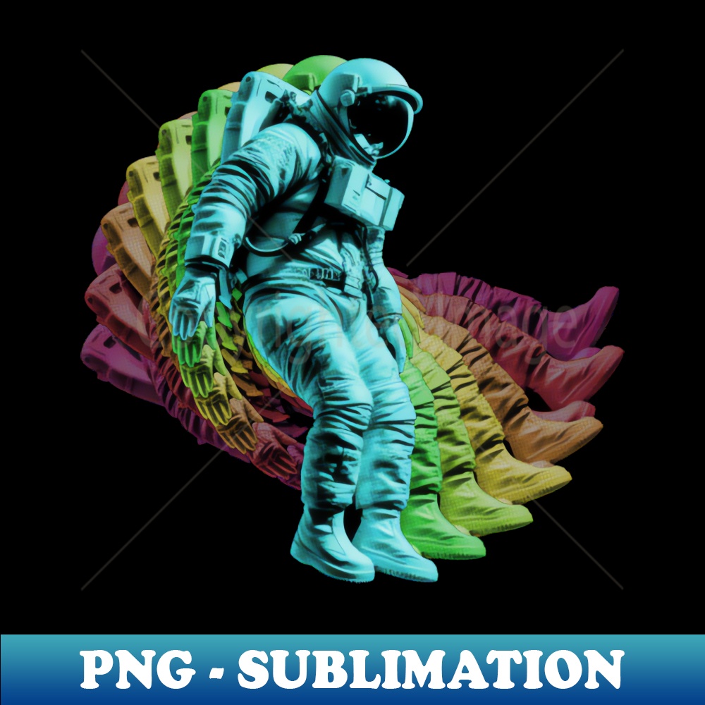 Rainbow Astronaut Psychedelic Swirl - Creative Sublimation P | Inspire ...