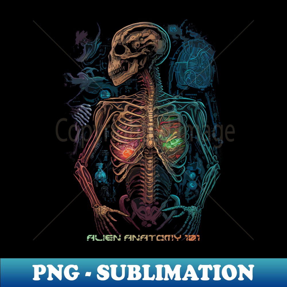 Alien Anatomy 101 - Aesthetic Sublimation Digital File - Bol | Inspire ...