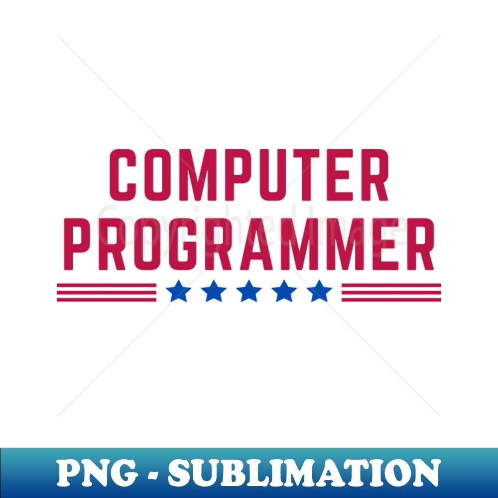 American Computer Programmer - Exclusive PNG Sublimation Dow | Inspire Uplift