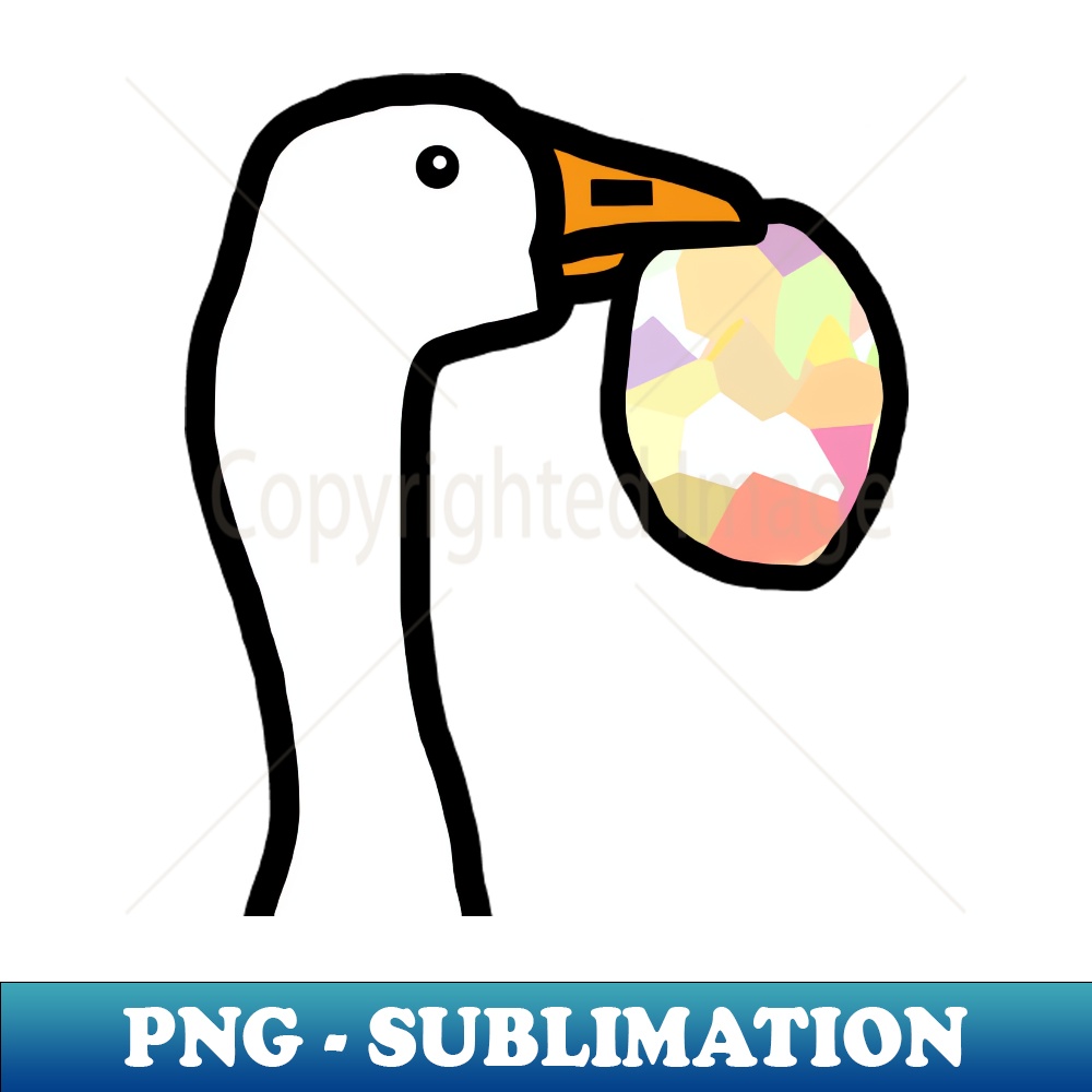 Portrait of a Goose Stealing an Easter Egg - PNG Transparent | Inspire ...