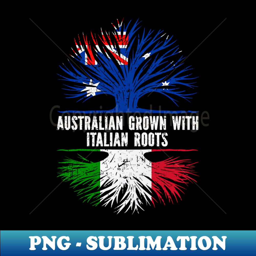 Australian Grown with Italian Roots Australia Flag - Creativ - Inspire ...