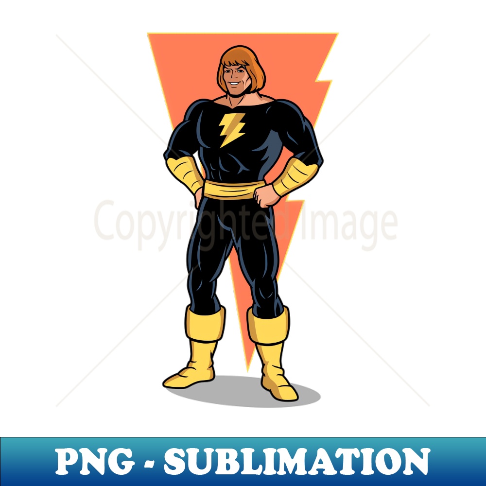 Prince Adam Black Adam Superhero 80s Cartoon Mashup - Retro | Inspire ...