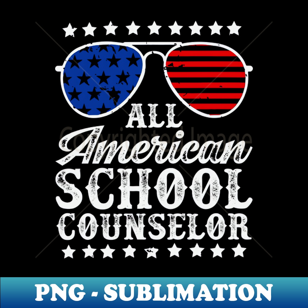 All American School Counselor - PNG Transparent Digital Down - Inspire ...