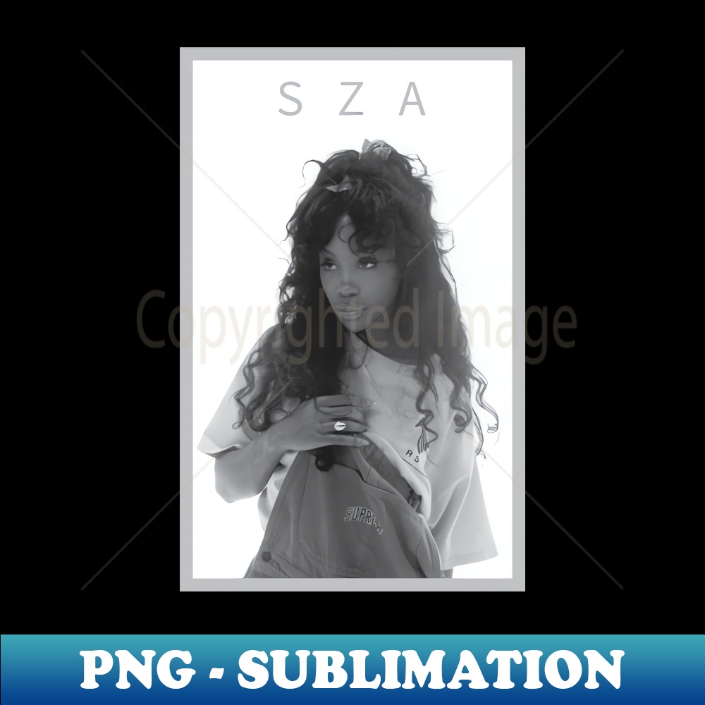 SZA - Exclusive PNG Sublimation Download - Bring Your Design | Inspire ...