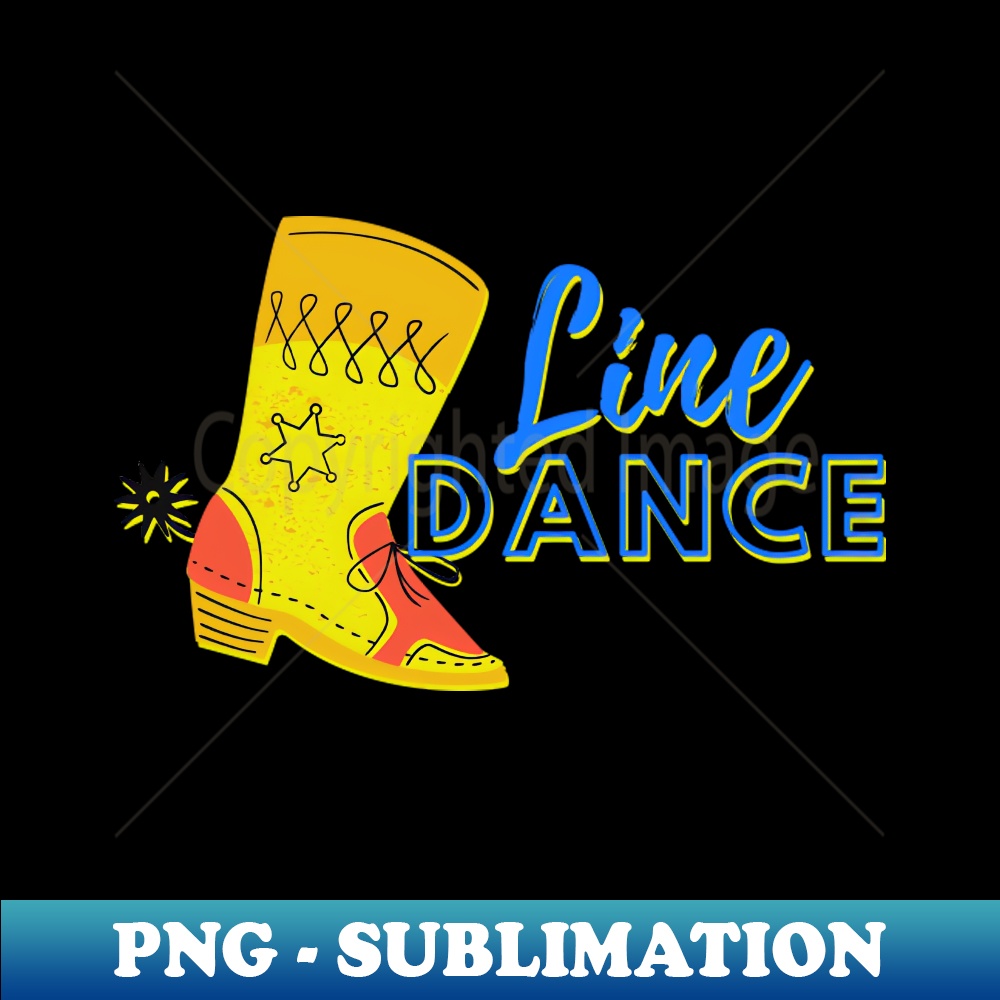 Line Dance Boots - Artistic Sublimation Digital File - Bold | Inspire ...
