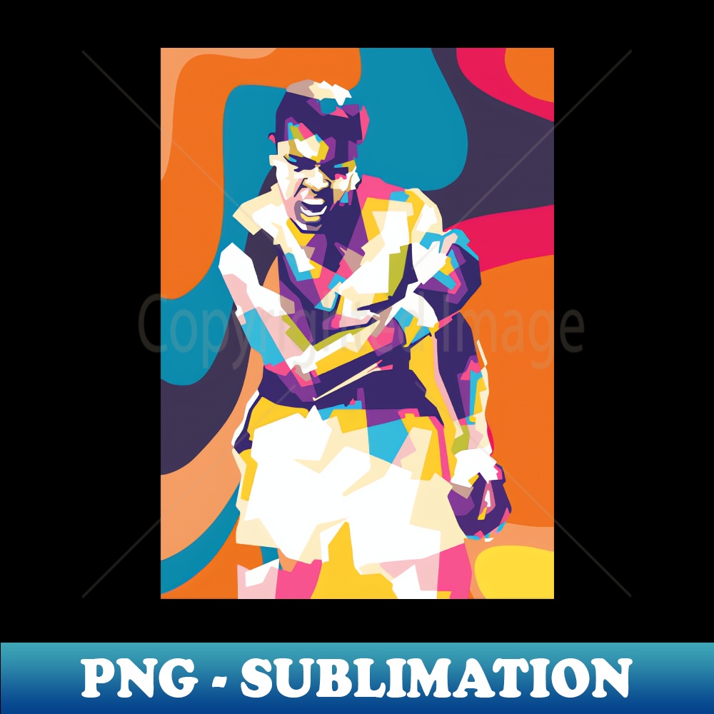 Muhammad Ali Color - Premium PNG Sublimation File - Capture - Inspire ...