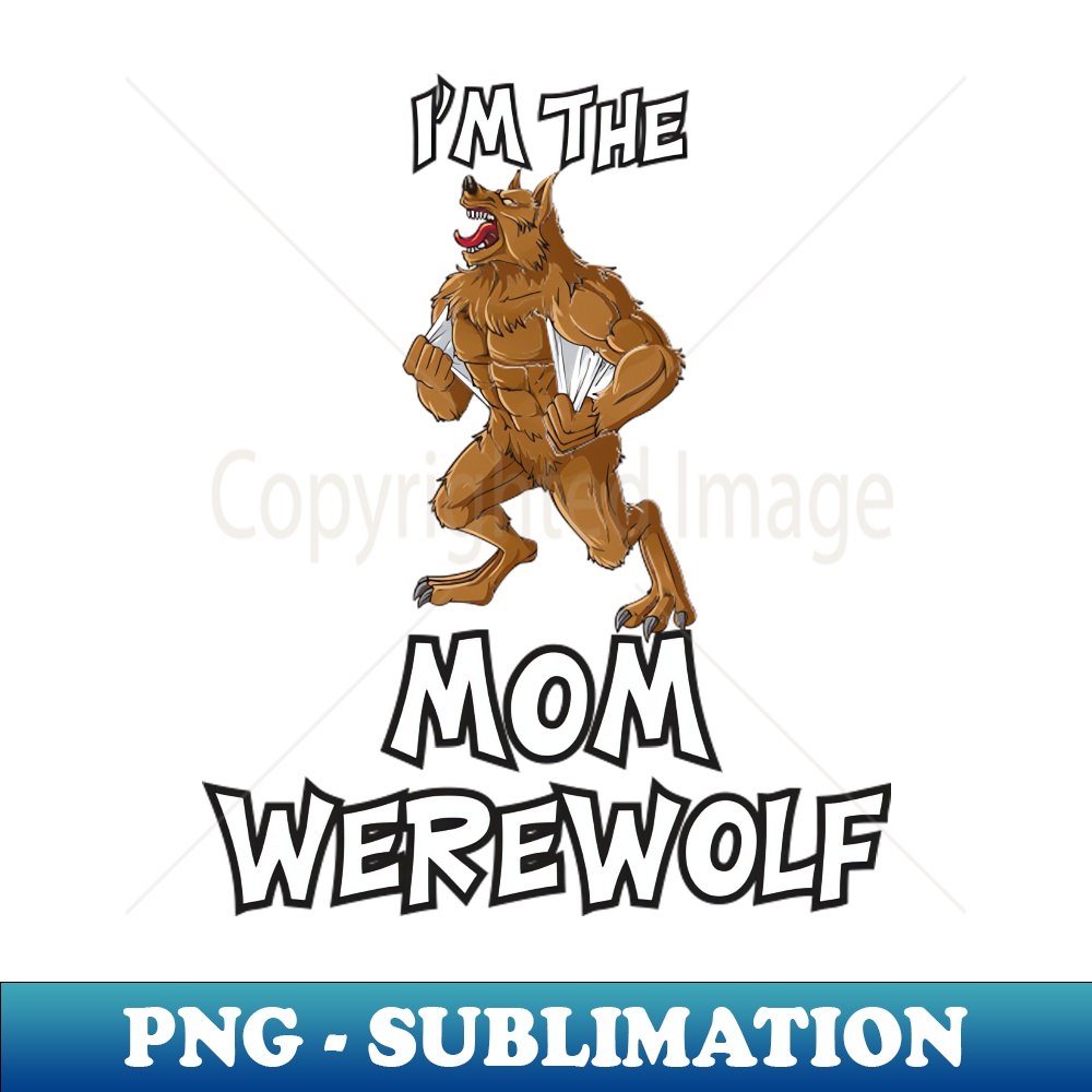Mom Werewolf Halloween Matching Family Costume - Sublimation | Inspire ...