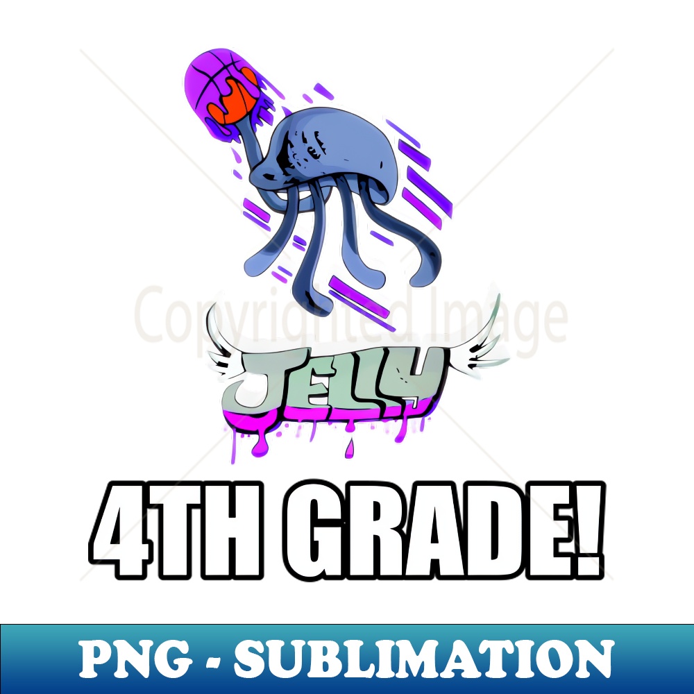 4TH Grade Jelly Basketball Jelly Fish Kids Teens Back To Sch | Inspire ...