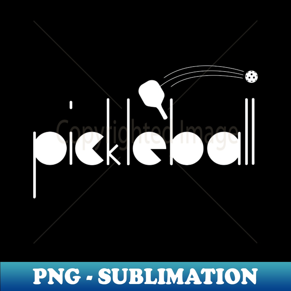 Pickleball Geometric Font - Instant PNG Sublimation Download - Inspire ...