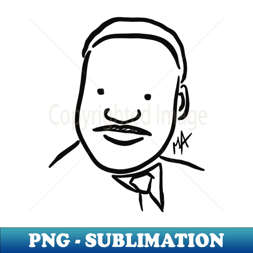 MLK Portrait design available in different colors and with q | Inspire ...