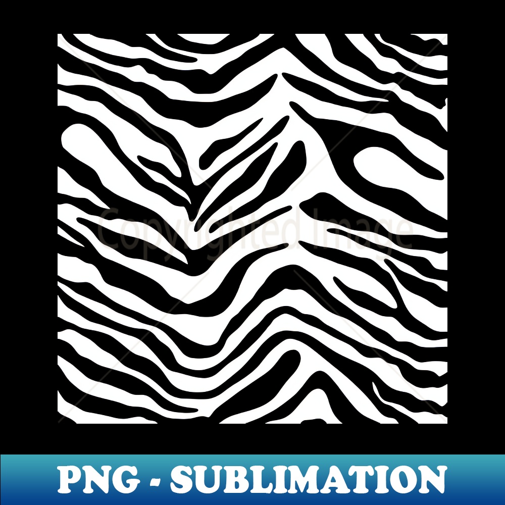 Tiger Pattern Black and White Animal Print - Instant Sublima | Inspire ...