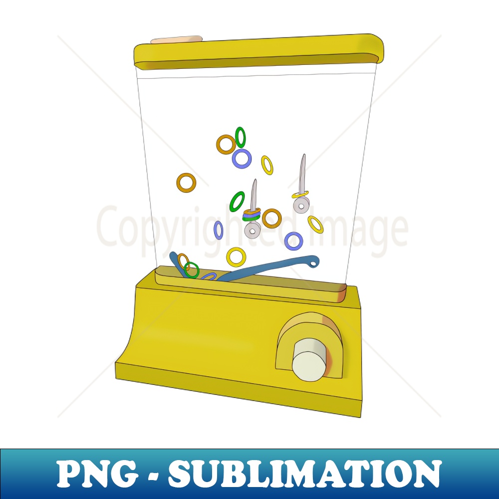Yellow Waterful Ring Toss - Artistic Sublimation Digital Fil | Inspire ...