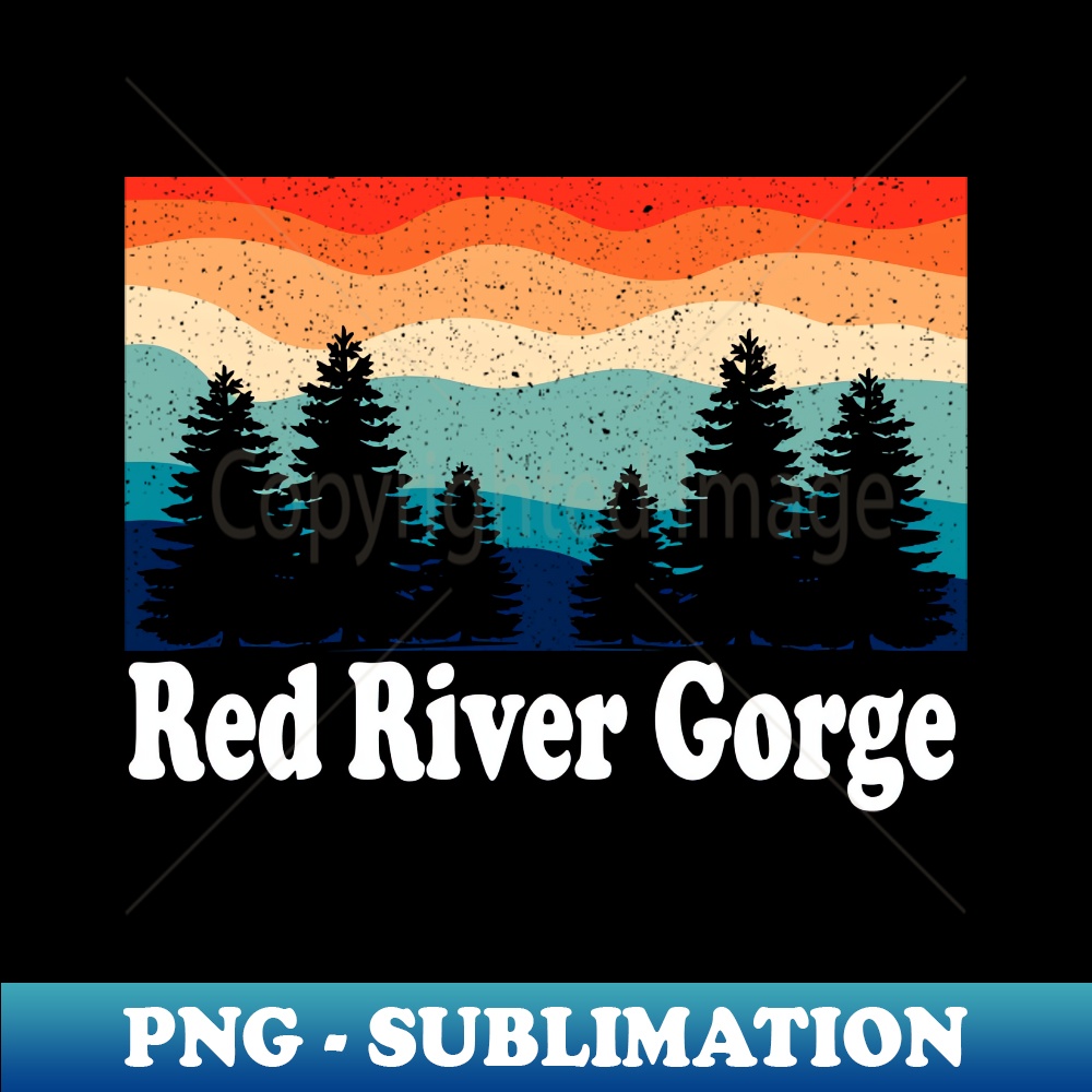 Red River Gorge Retro - PNG Sublimation Digital Download - U | Inspire ...